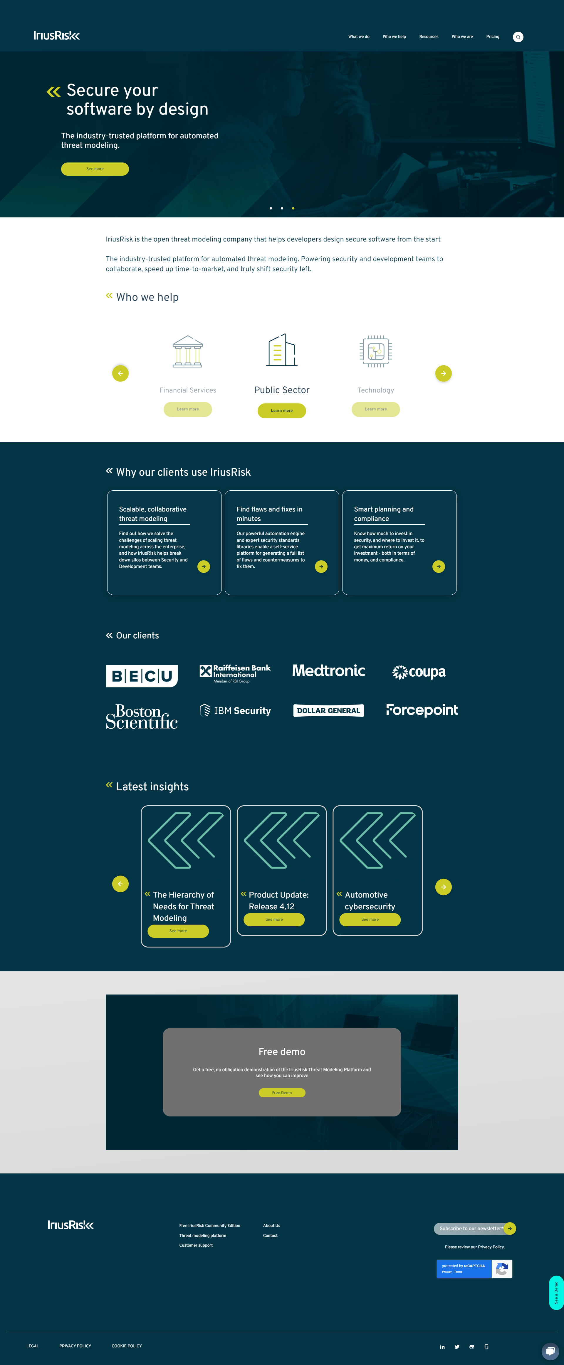 InspoSec features IriusRisk